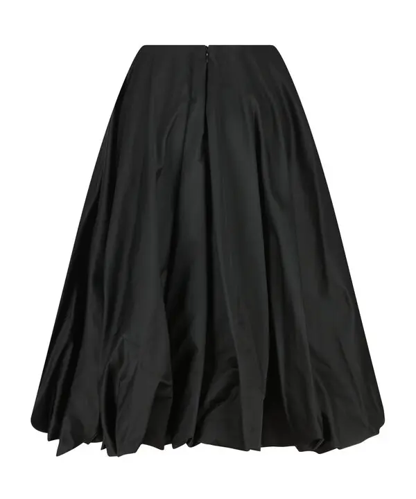 Balenciaga Draped Maxi Skirt - Black