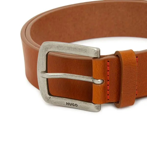 Hugo Boss Logo Belt - Brown
