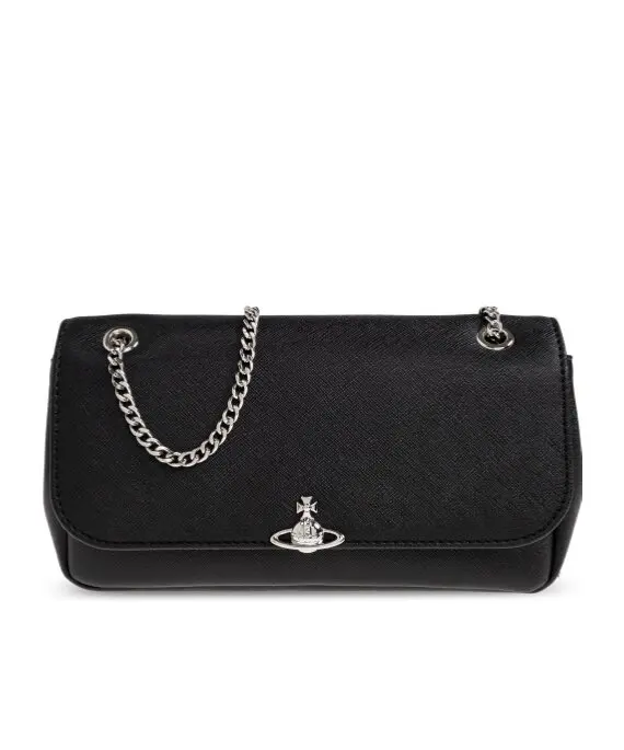 VIVIENNE WESTWOOD Logo Plaque Shoulder Bag