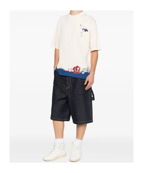Dsquared2 Floral Printed Crewneck T-shirt