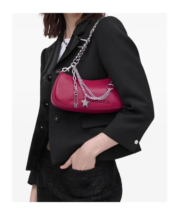 Marc Jacobs The Star Charm Shoulder Bag - Fuchsia
