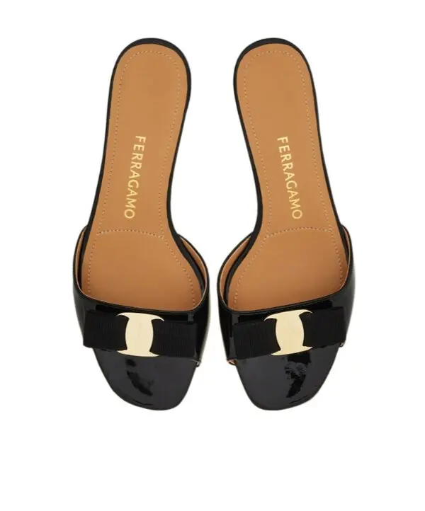 FERRAGAMO Vara Bow Slide Sandals