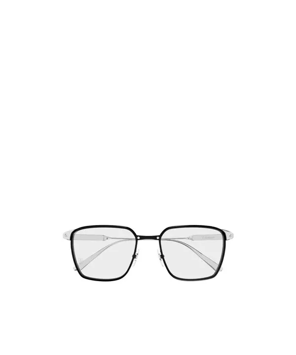 Cartier Square Frame Eyeglasses - Black