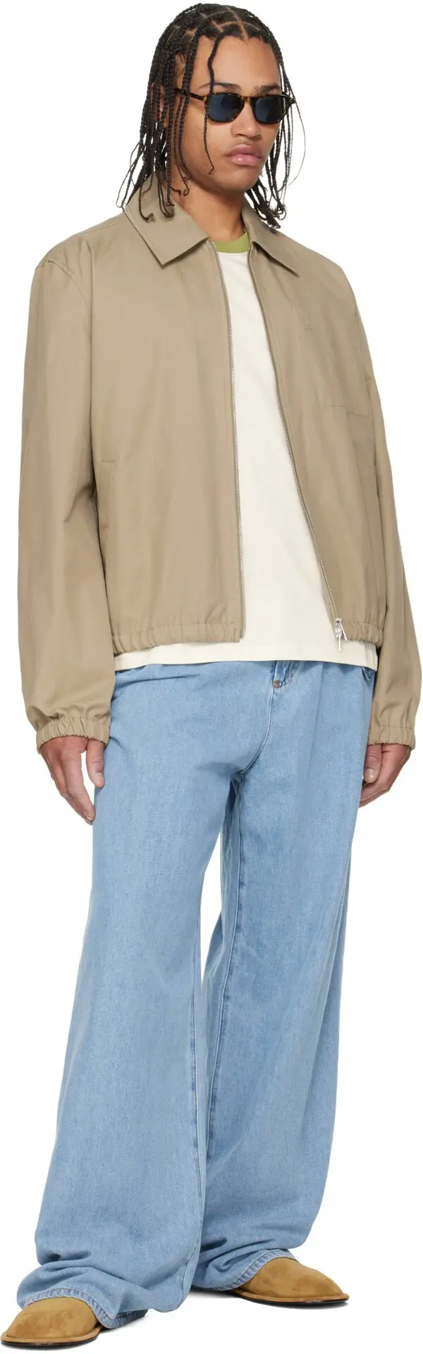 AMI Paris De Coeur Zipped Jacket