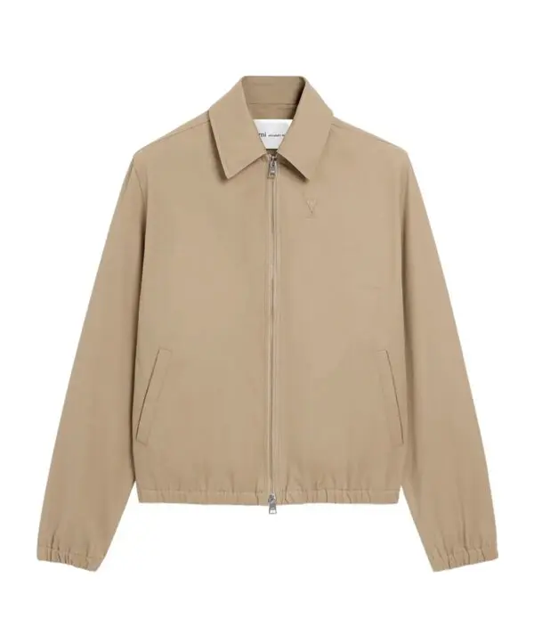 Ami De Coeur Zipped Jacket - Nude