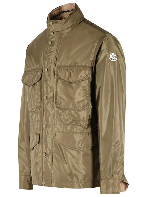 Moncler Long-sleeved Reversible Jacket - Beige