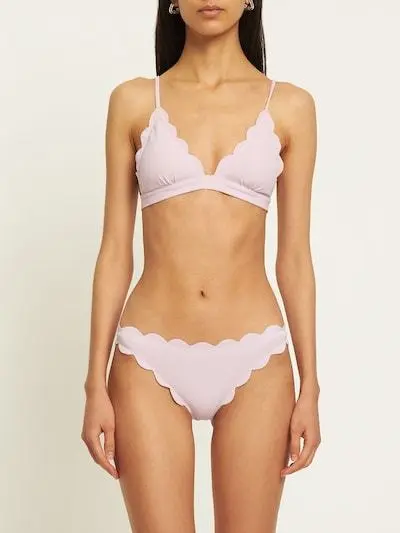 Marysia Santa Clara Triangular Swimsuit Top - Pink
