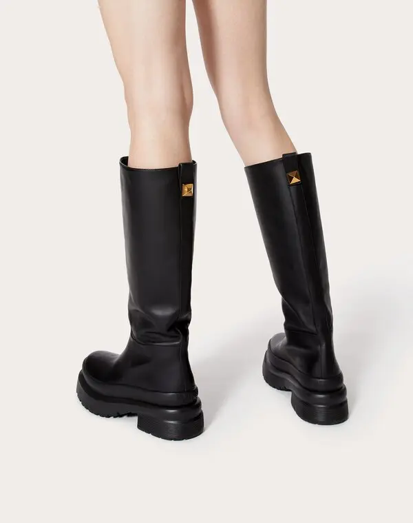 Valentino Garavani Roman Stud Knee-high Boots