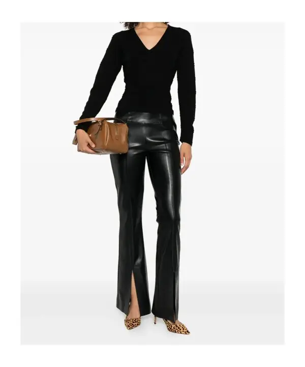 TWINSET Textured Knit V-neck Sweater