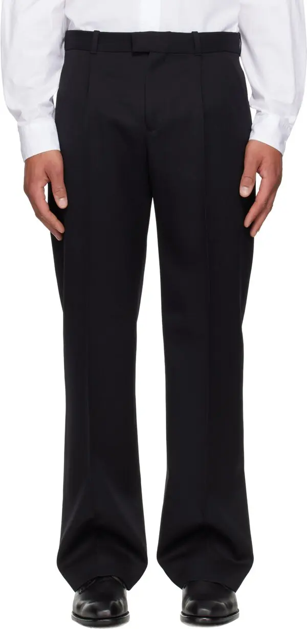Our Legacy Gabardine Bootcut Trousers - Black