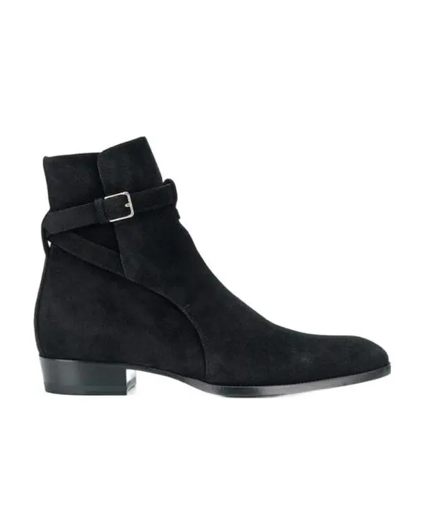 Saint Laurent Buckled Ankle Boots