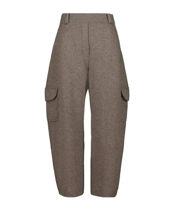LISA YANG Azaria Cargo Pocket Trousers - Green