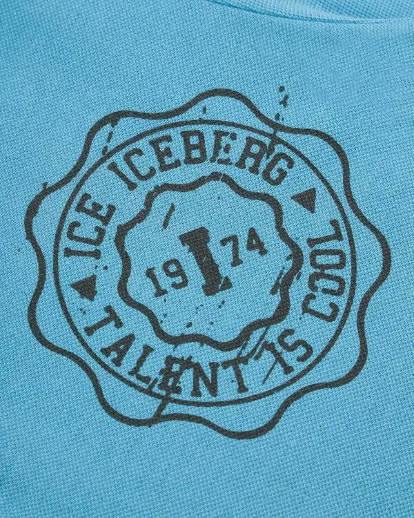Iceberg Logo Polo Shirt - Blue