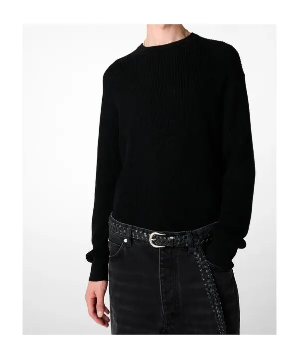 Studio Nicholson Crew Neck Waffle Knit Sweater