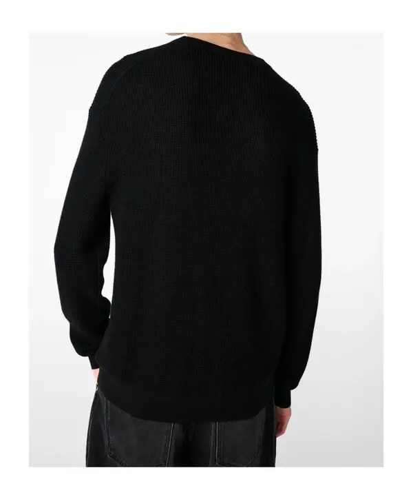 Studio Nicholson Crew Neck Waffle Knit Sweater