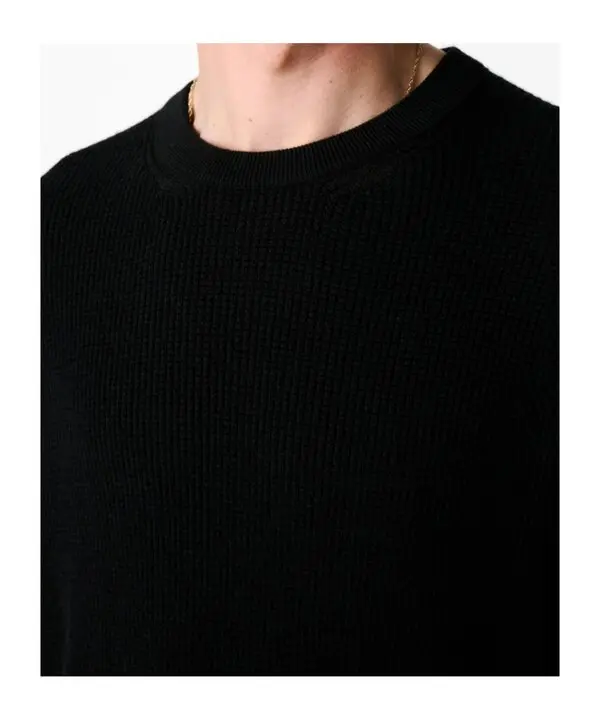 Studio Nicholson Crew Neck Waffle Knit Sweater