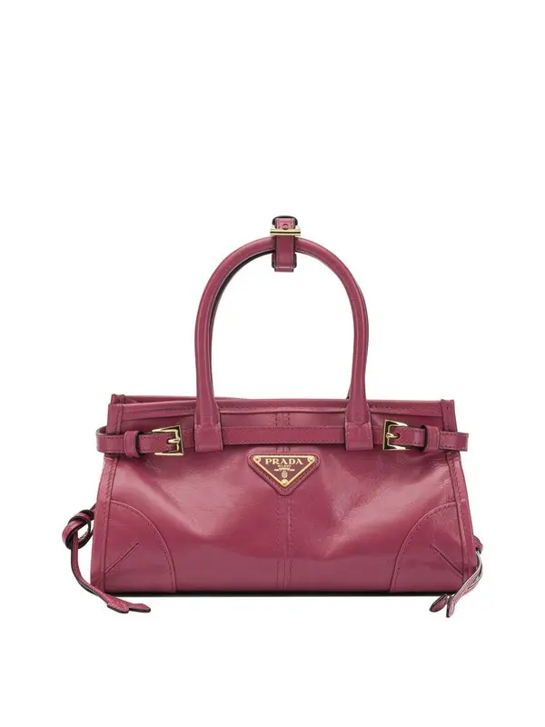 Prada Bonnie Logo Plaque Mini Tote Bag
