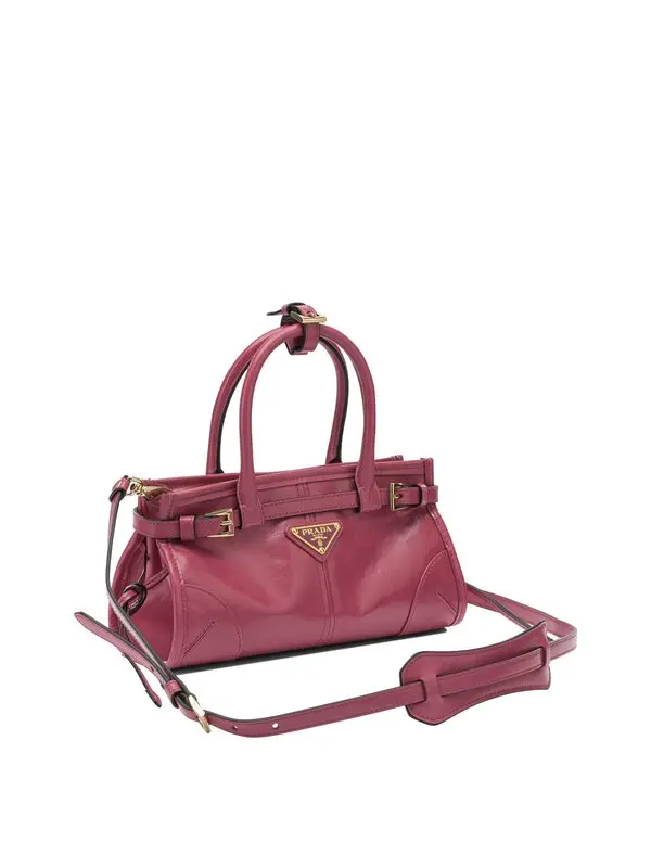 Prada Bonnie Logo Plaque Mini Tote Bag