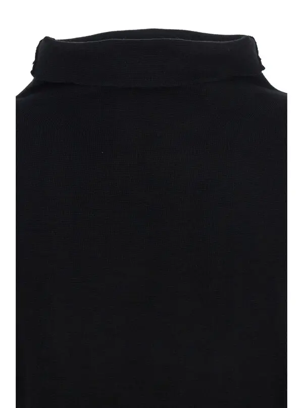 P.a.r.o.s.h High-neck Midi Dress - Black