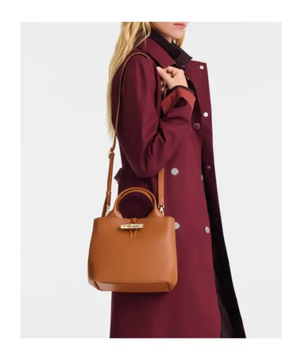 Longchamp Le Roseau S Handbag - Cashew