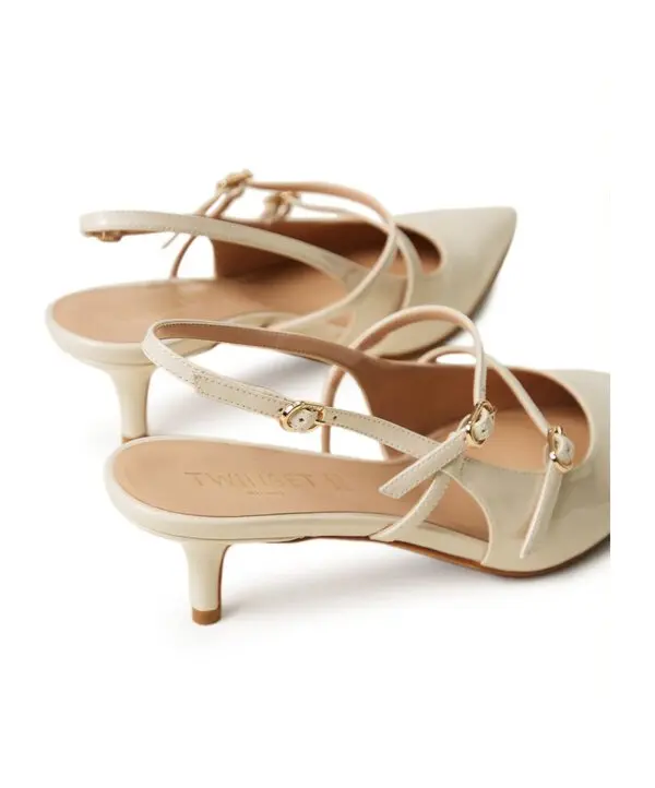 TWINSET Slingback Strappy Heeled Pumps