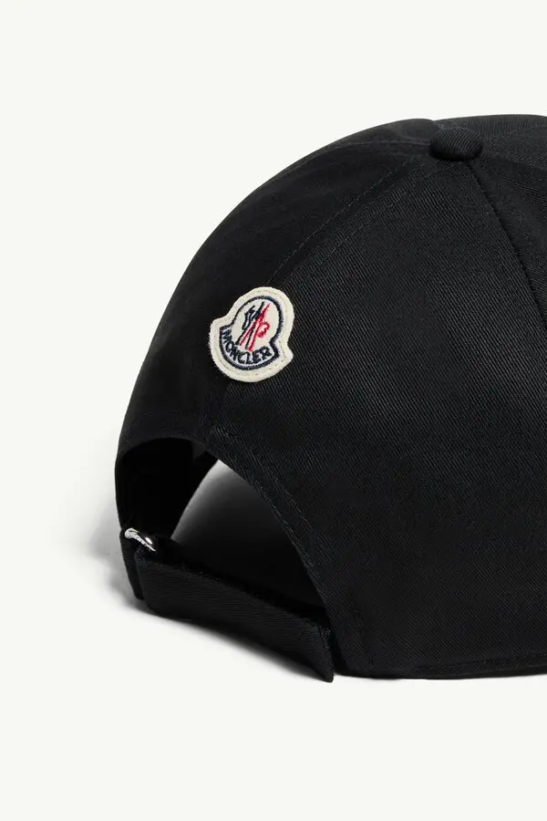 Moncler Monogrammed Gabardine Baseball Cap