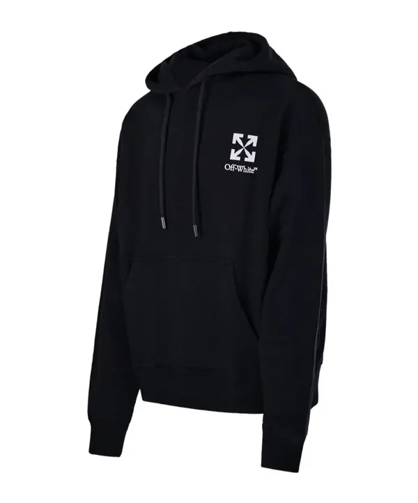 Off-White Logo Printed Drawstring Hoodie