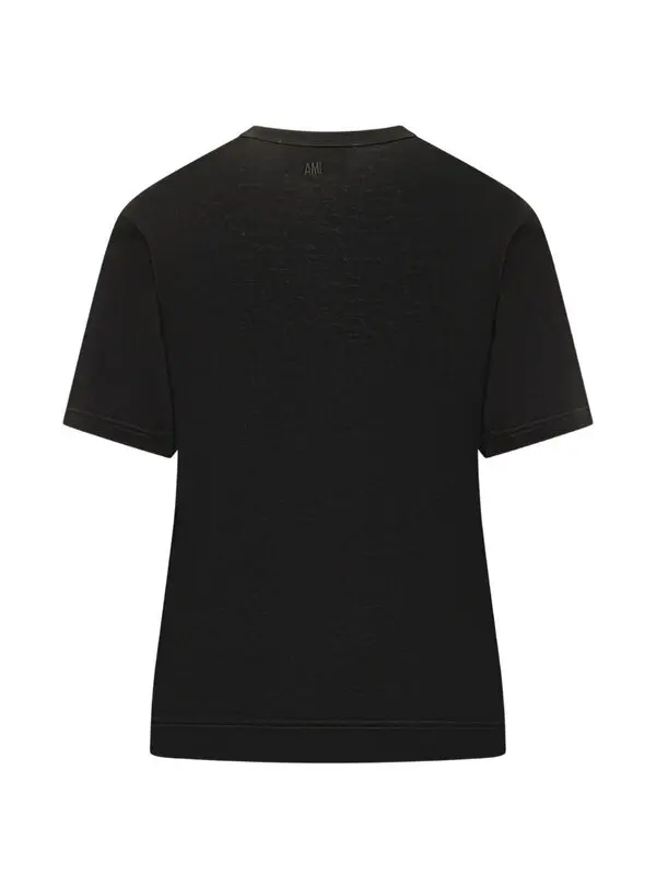 AMI Paris Classic Fit Crewneck T-shirt - Black