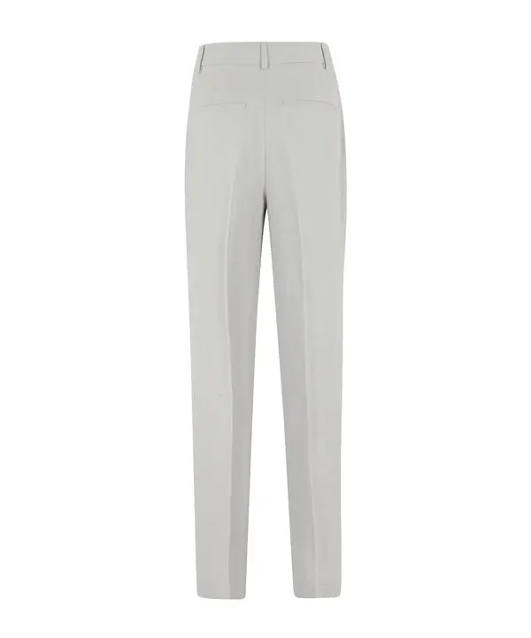 Seventy Tailored Pants With Belt Loops And Pleated Details