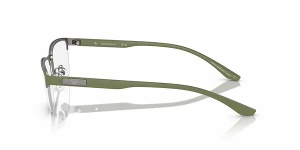 Emporio Armani Rectangle Frame Eyeglasses - White
