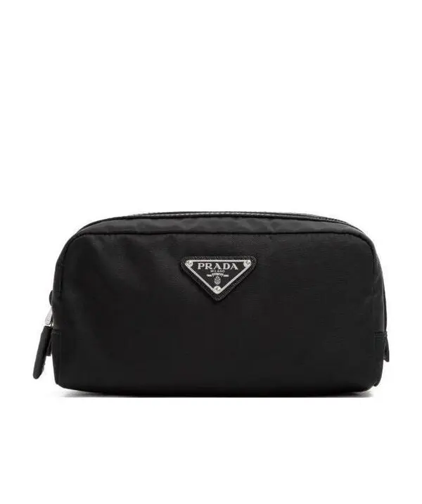 Prada Re-nylon And Saffiano Necessaire - Black