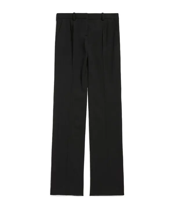 Balenciaga Bell-bottom Tailored Trousers - Black