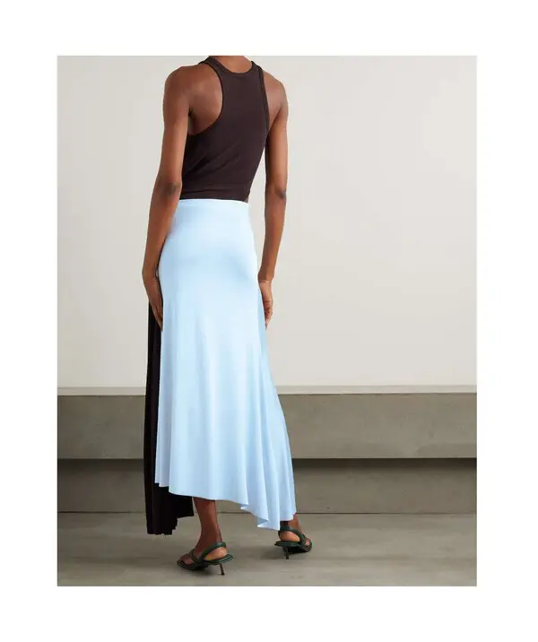Victoria Beckham Sleeveless Round Neck Embellished Midi Dress