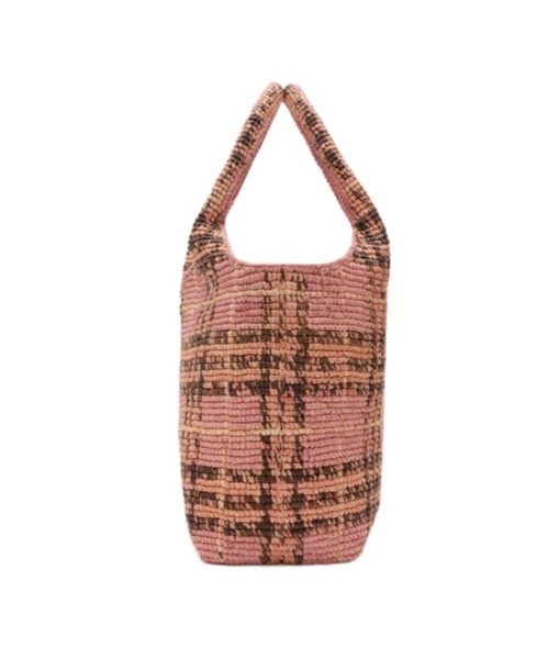Burberry Small Check Tote Bag - Pink