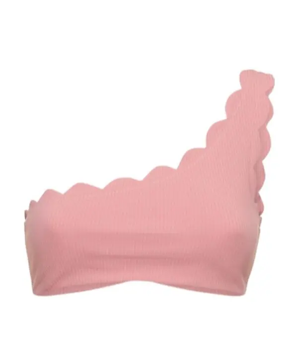 Marysia Santa Barbara One Shoulder Swimsuit Top - Pink