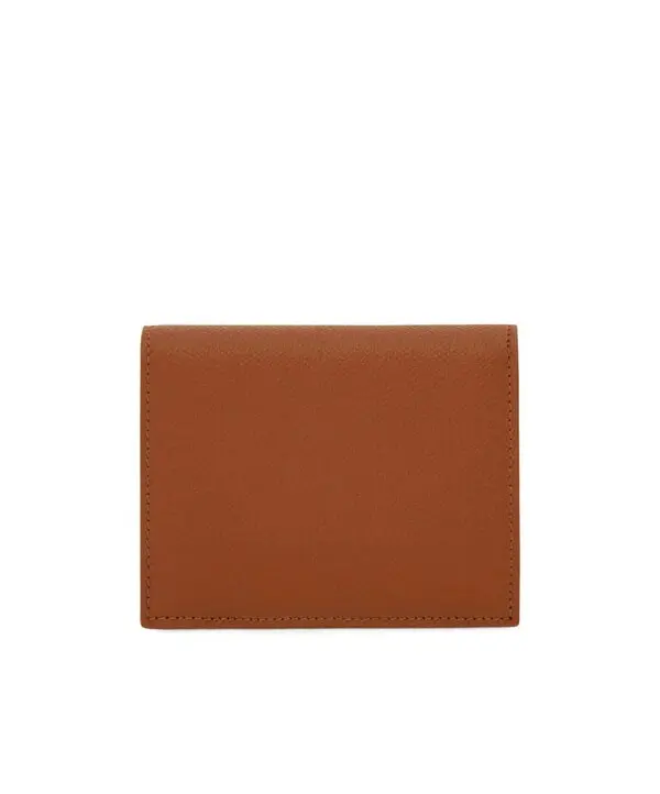 FERRAGAMO Gancini Compact Wallet - Brown