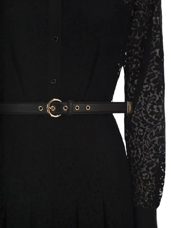 Max Mara Mstricordo Lace Shirt Dress With Jeweled Buttons