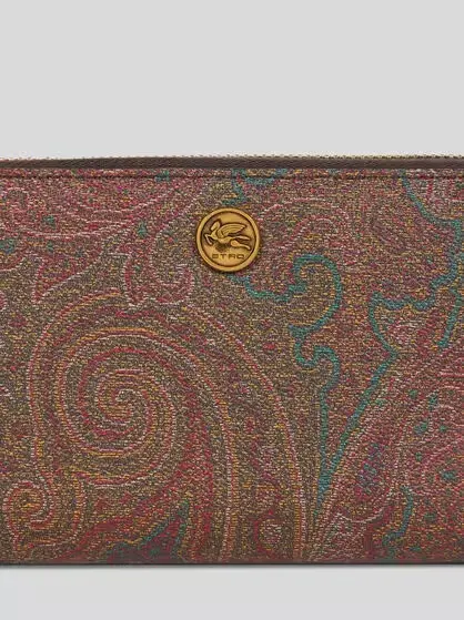 Etro Arnica Zip-around Wallet - Brown