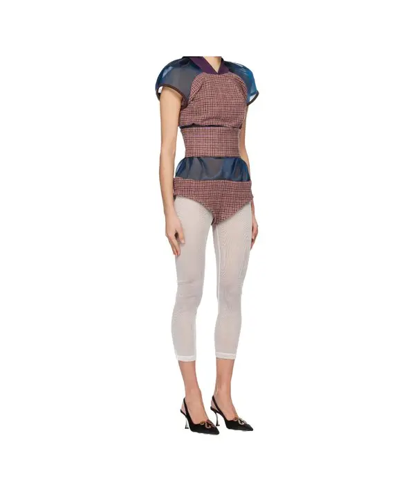 KIKO KOSTADINOV Paneled Shorts With Integrated Mesh Leggings