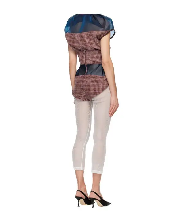 KIKO KOSTADINOV Paneled Shorts With Integrated Mesh Leggings