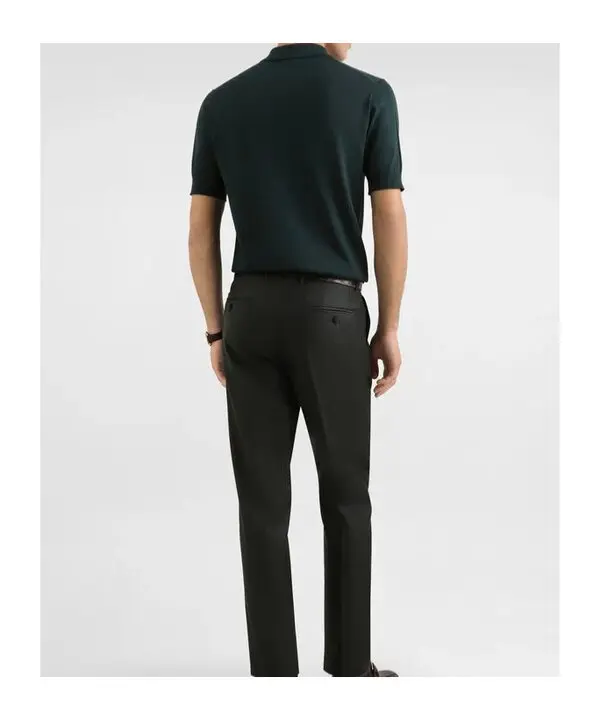 Dolce & Gabbana Dolce Gabbana Dg Logo Embroidered Polo Shirt - Black