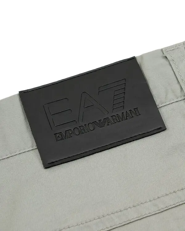 EA7 Straight Leg Casual Trousers - Gray