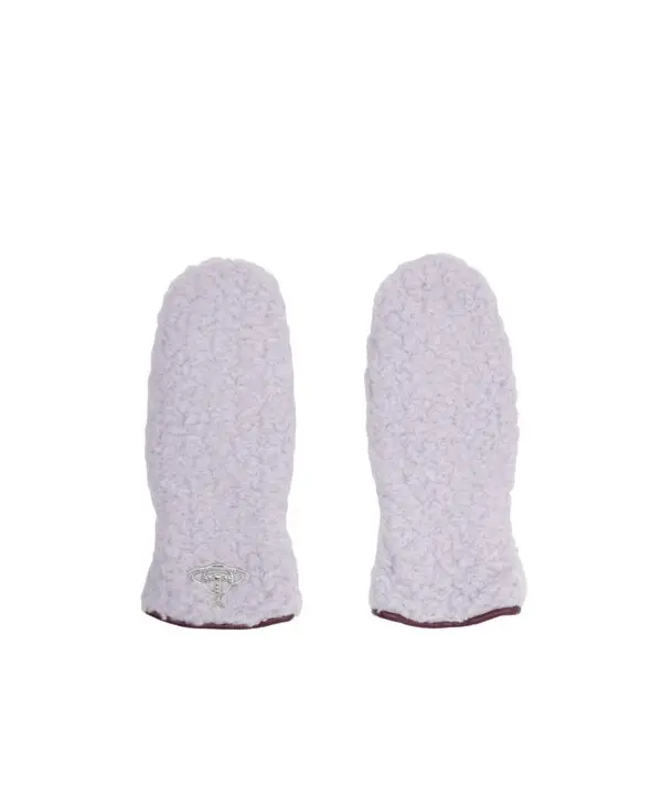 VIVIENNE WESTWOOD Poodle Boa Gloves - Purple