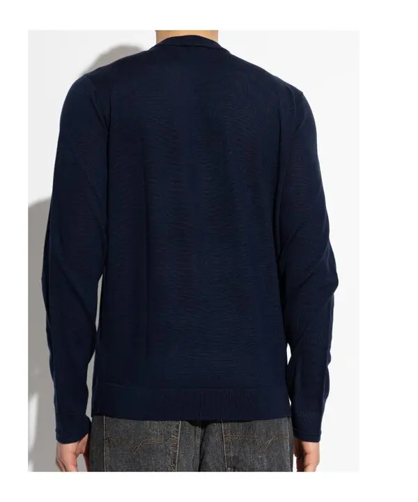 DIESEL® K-valiam Long-sleeved T-shirt - Navy
