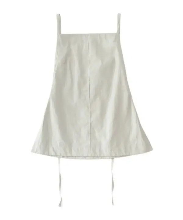 Studio Nicholson Raddle Apron Top - Bone