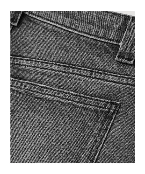 Khaite Dane High-waisted Wide-leg Jeans - Grey