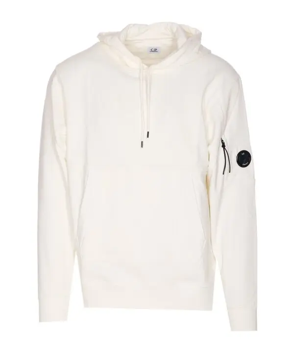 C.P. COMPANY Diagonal Raised Hoodie - White