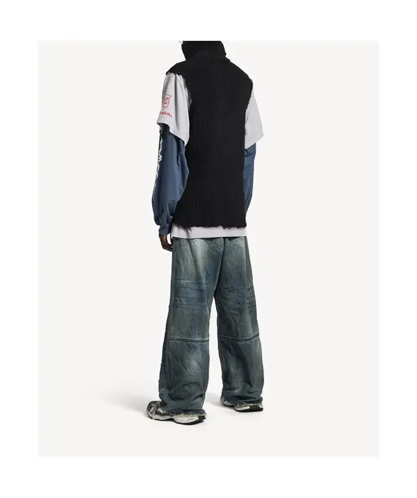 Balenciaga Hybrid Layered Sweater - Multicolor
