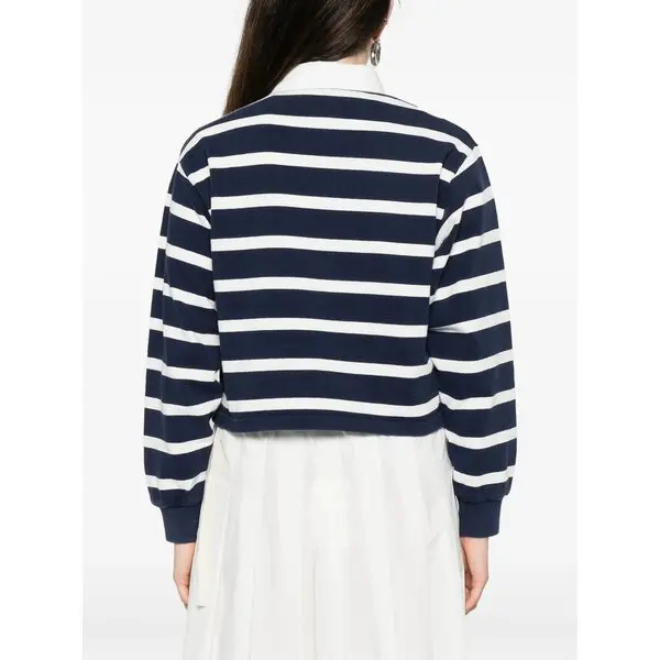SPORTY  RICH Sporty & Rich Striped Rugby Shirt