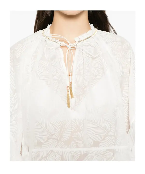 Zimmermann Daylight Ruffled Blouse - Ivory
